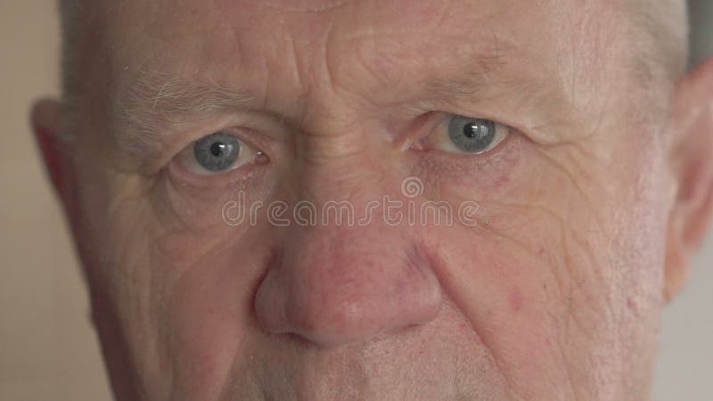 Close Up Of Old Man Eyes Stock Video Video Of Head Portrait 68559699