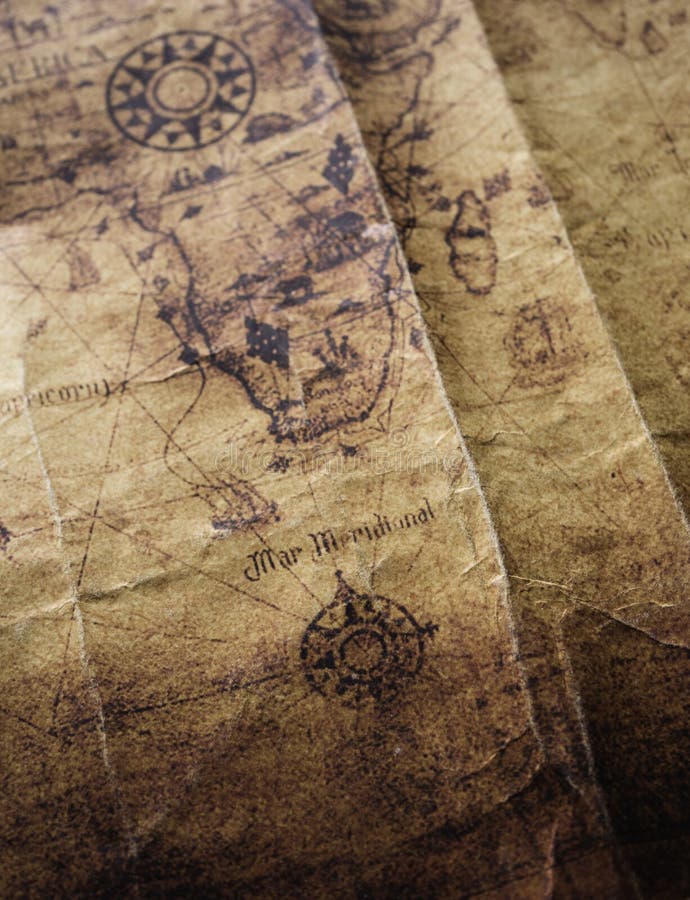 Close up of a old map stock image. Image of historical - 220960903
