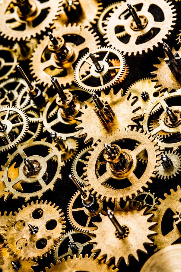 Gears Cogs Retro Industrial Background Stock Image - Image of gearing ...
