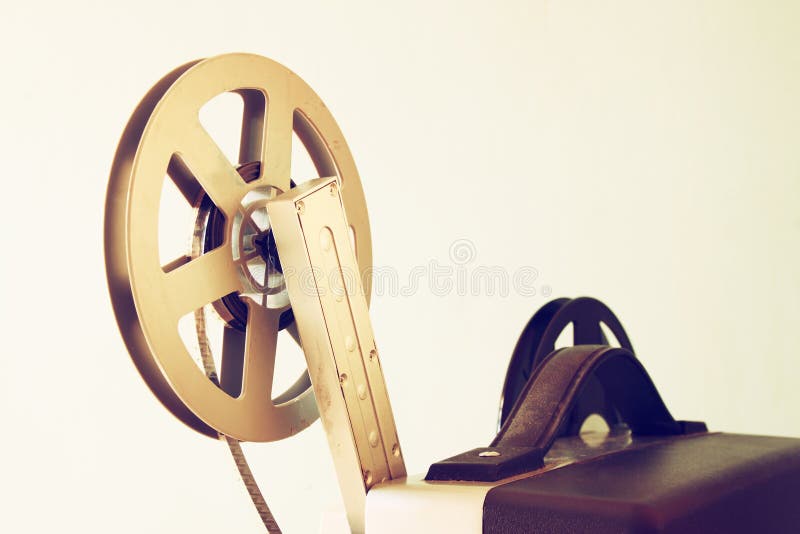 Close Up of Old 8mm Film Projector Reel Stock Image - Image of abstract ...