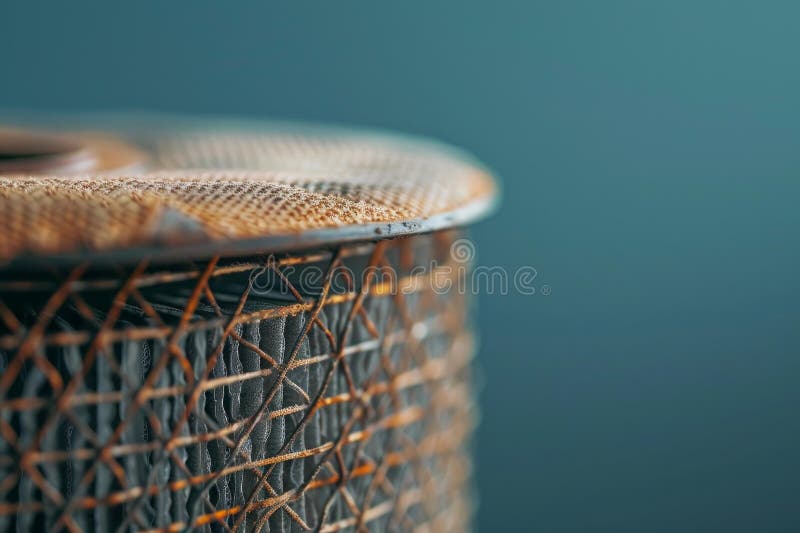 Old Rusty Air Filter Showing Concept of Maintenance Stock Illustration ...