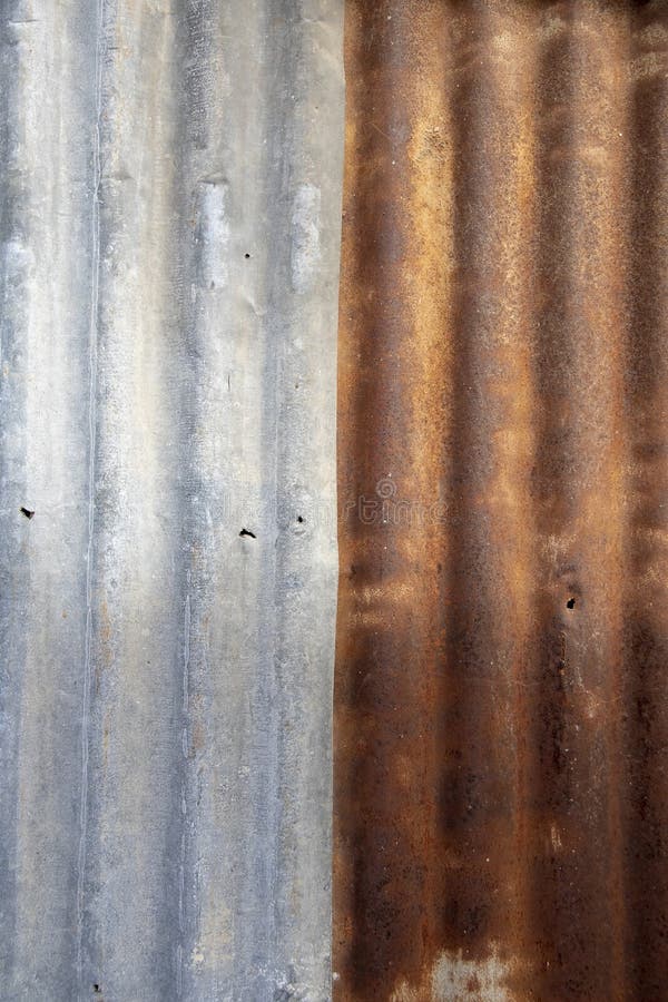 Close Up Old Rusty Galvanized Zinc Sheet Background Stock Photo - Image ...