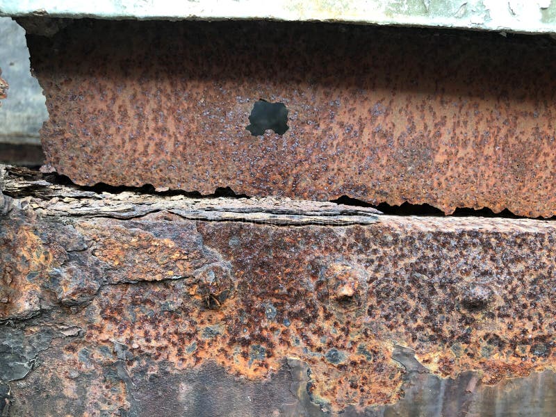 Close Up of Old Rusty Metal Stock Image - Image of background, close ...