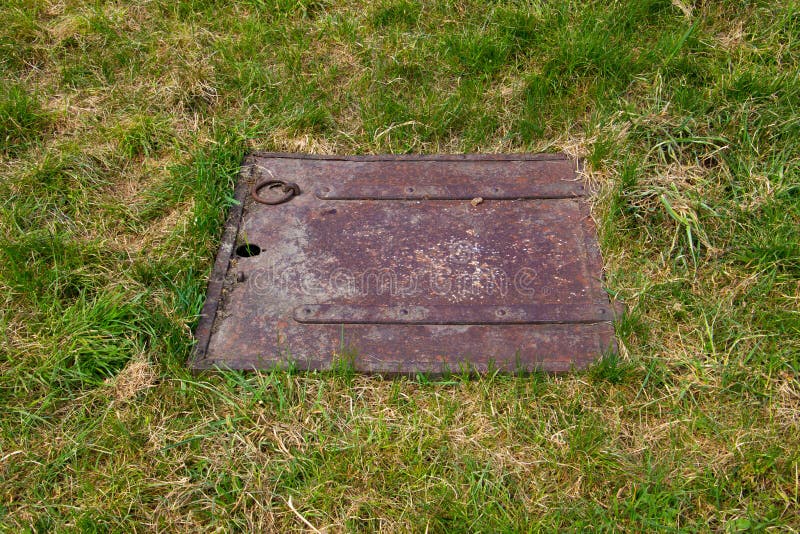 Square Hatch in a Old Brick Wall Stock Photo - Image of small, aged ...