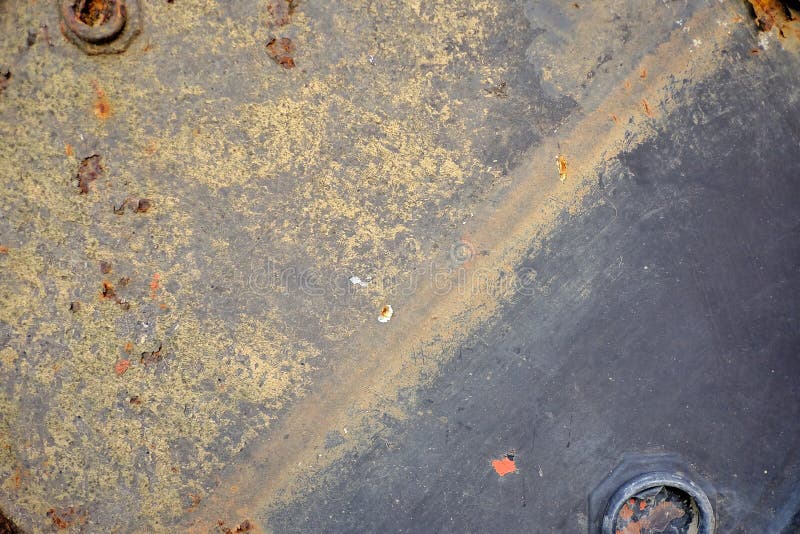Close Up Old Rusty Petrol Tank Cover for Background Texture Stock Image ...