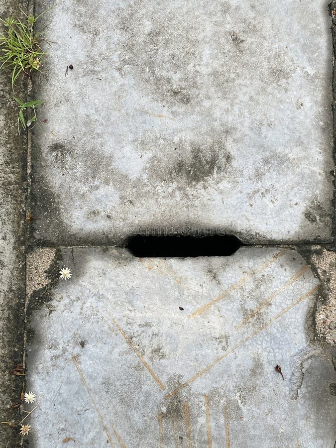 Old Stone Pavement with a Lot of Concrete Tiles Stock Image - Image of ...