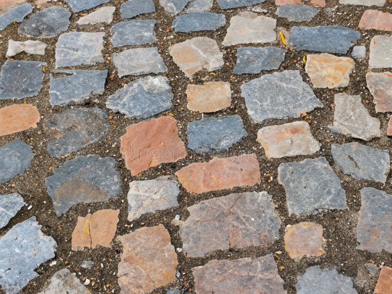 Old stone pavement texture stock photo. Image of path - 295005244