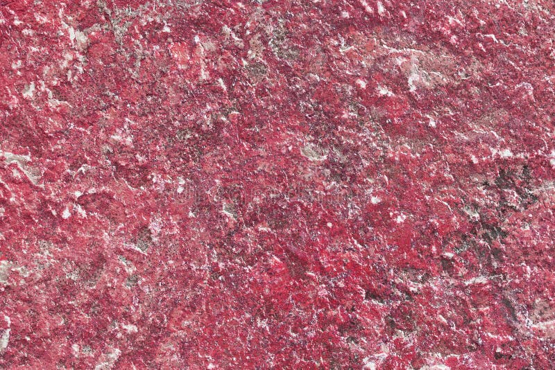 Close Up of Old Stone with Red Crust Stock Photo - Image of closeup ...