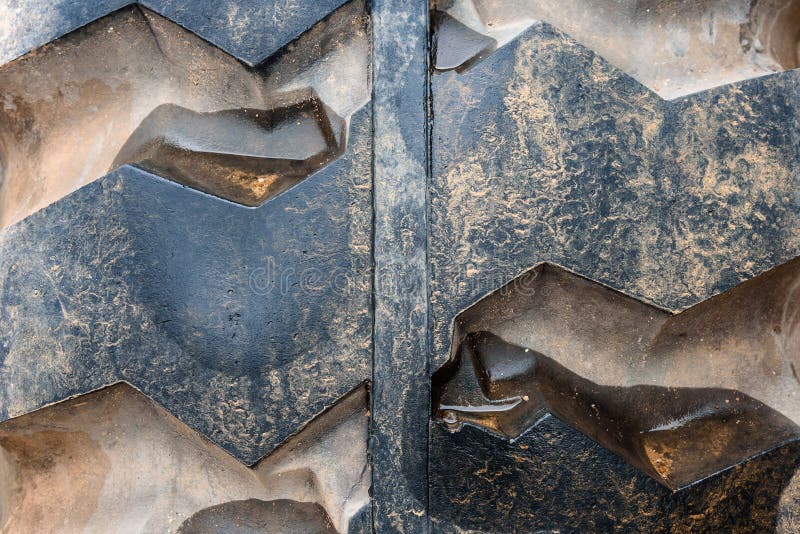Close Up of Old Tire Tread Texture. Stock Photo - Image of abstract ...