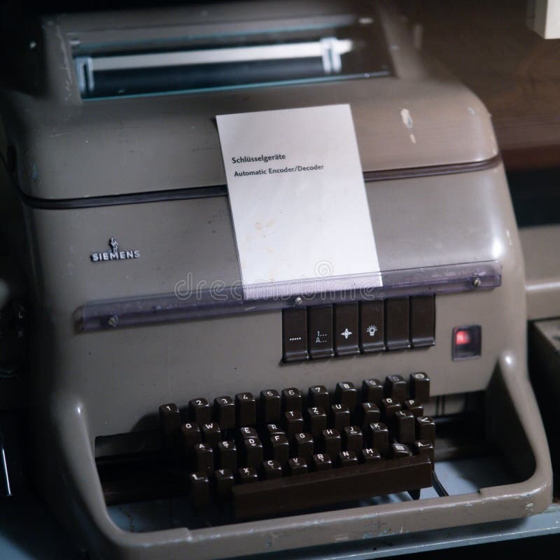 A Close Up of an Old Typewriter with a Paper that Has Been Written on ...
