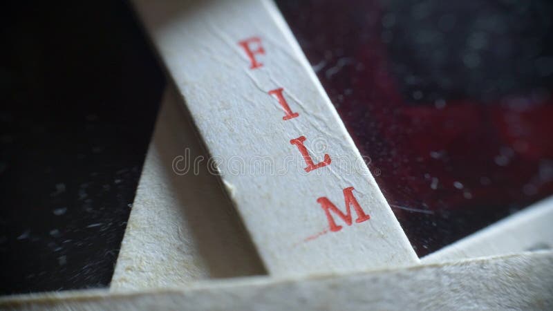 Close Up of Old Vintage Slide Films Shallow Depth of Field Stock Photo ...
