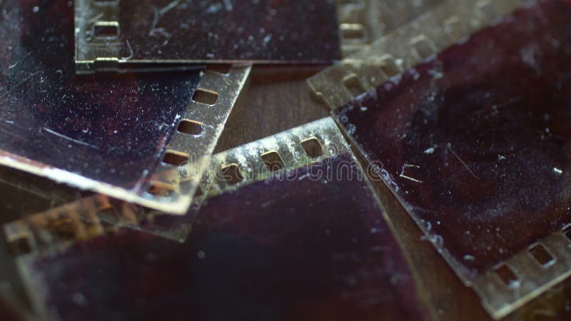 Close Up of Old Vintage Slide Films Shallow Depth of Field Stock Image ...
