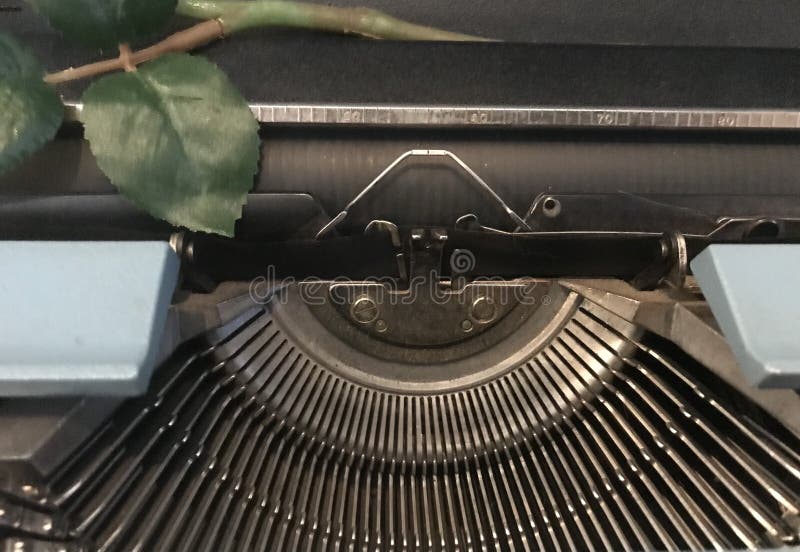 Close-up of Old Vintage Typewriter Typebars Stock Photo - Image of ...