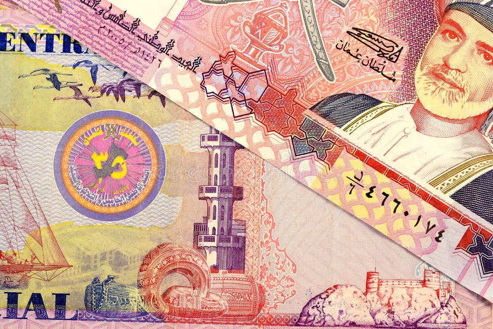 Close Up Omani Rial Currency Note OMR Stock Photo - Image of closeup ...