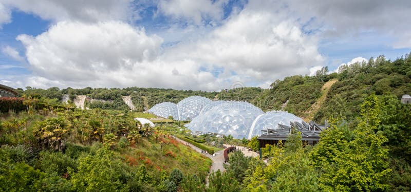 Close Up of One of the Bubble Like Biomes at the Eden Project in ...