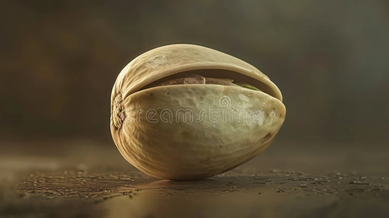 Close Up of One Pistachio Nut. Generative AI Stock Photo - Image of ...