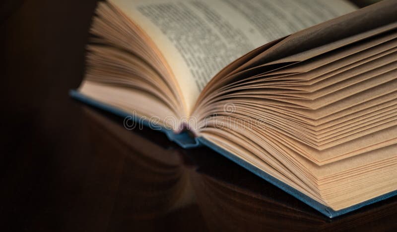 Close-up open book pages stock image. Image of antique - 270386681