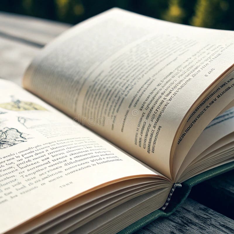 Open Book stock illustration. Illustration of booknerd - 364171654