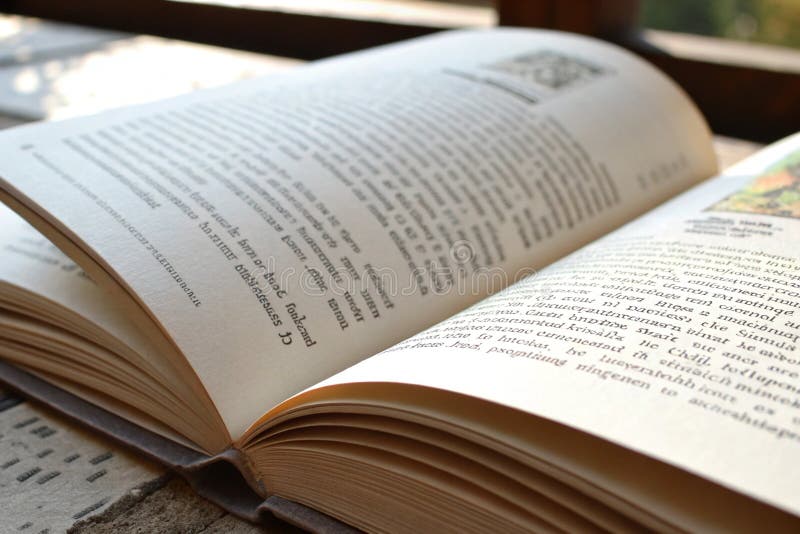 Open Book stock illustration. Illustration of booklovercommunity ...