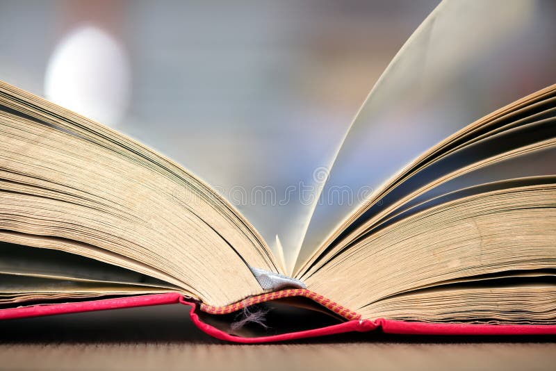 Close-up of Opened Book Side Stock Image - Image of still, culture ...
