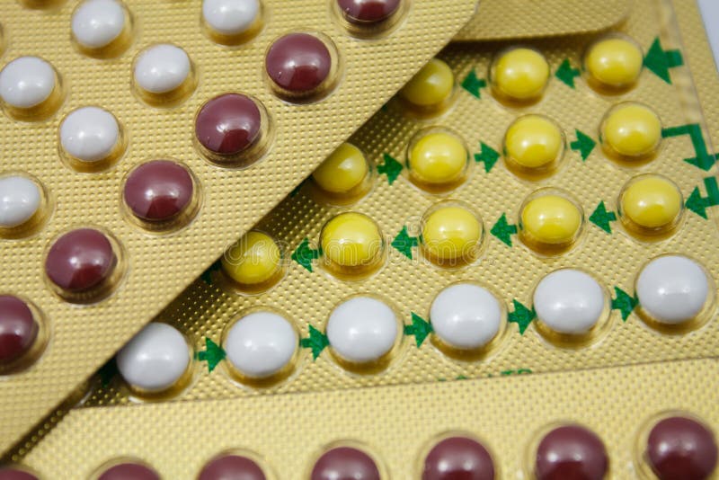 Oral contraceptive pills stock image. Image of drugstore - 99760959