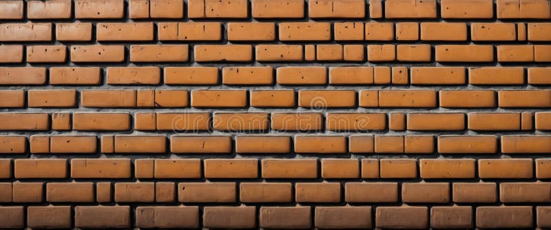 Close-up of Orange Brick Wall Texture Background Stock Image - Image of ...