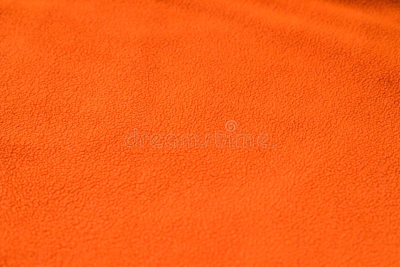 Close Up Orange Fleece Texture. Background Stock Image - Image of shag ...