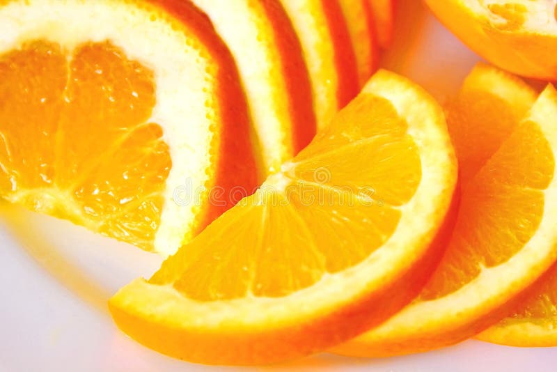 Close Up the Orange Slice on Bartender Counter Stock Photo - Image of ...
