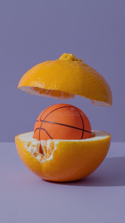Close-up of Orange Slice Revealing Vibrant Citrus Fruit Inside Stock ...