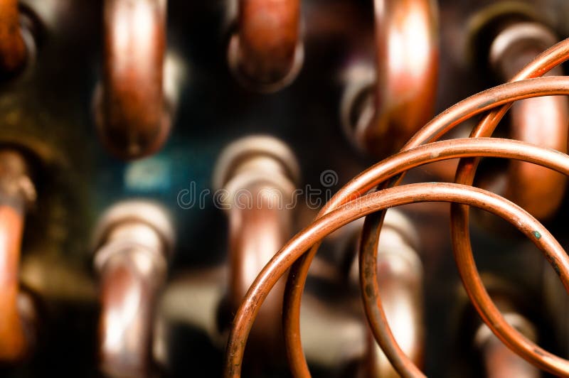 Close up of orange wires stock image. Image of pipeline - 22467837
