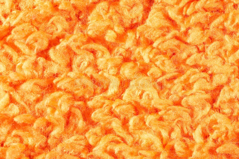 Close-up Orange Wool Texture Stock Photo - Image of sweater, surface ...