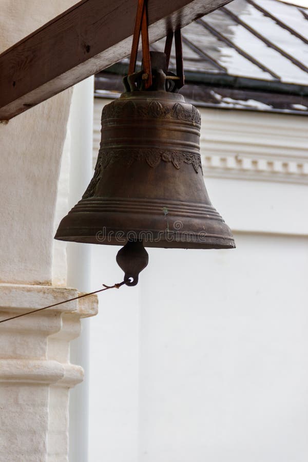 Close-up of Orthodox Church Bell Stock Photo - Image of copper, clapper ...