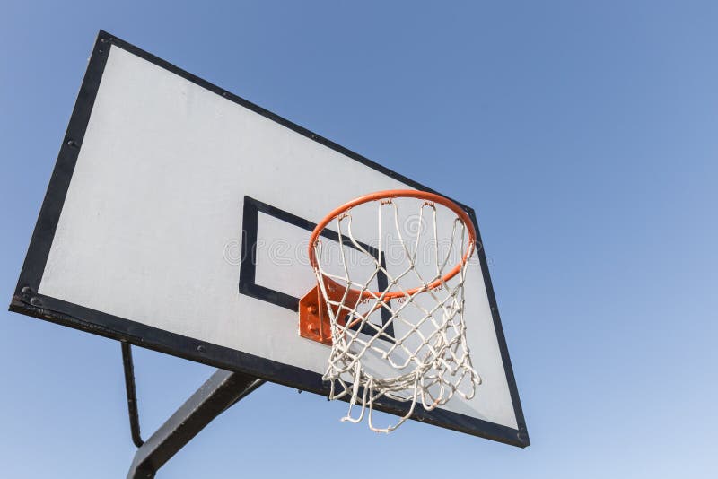 Close-up of an Outdoor Basketball Net Stock Photo - Image of recreation ...