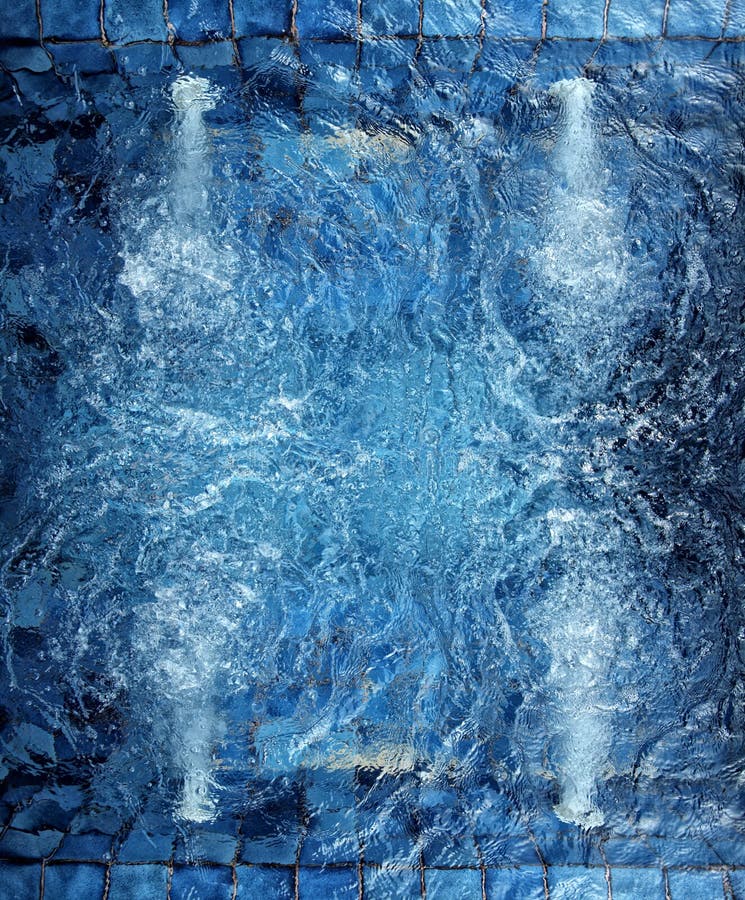 Close Up Outdoor Jacuzzi with Clear Clean Water Stock Photo - Image of ...