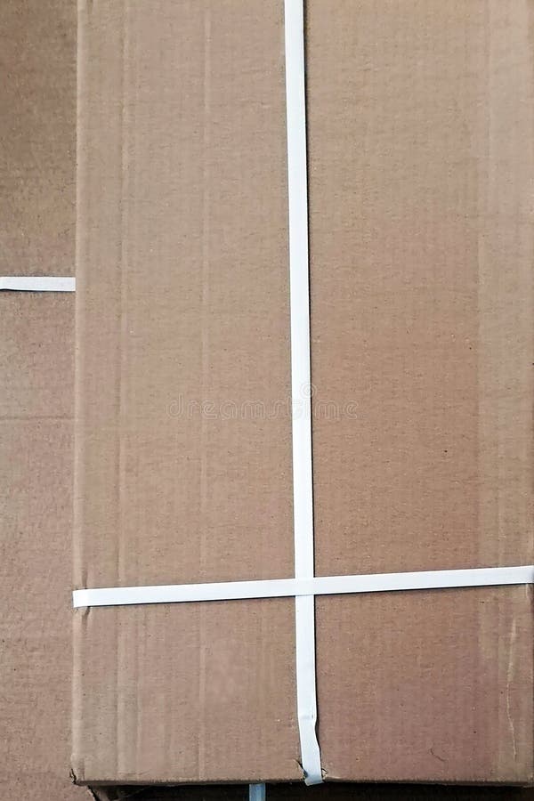 Close-up Packaging Cardboard Boxes. Top View Stock Image - Image of ...