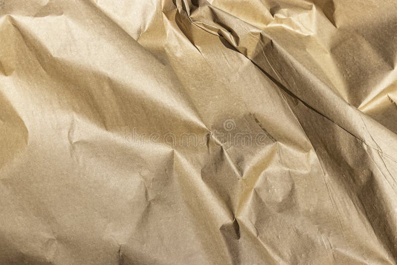 Close-up of Packing Paper. Craft Paper for Packaging Goods Stock Photo ...