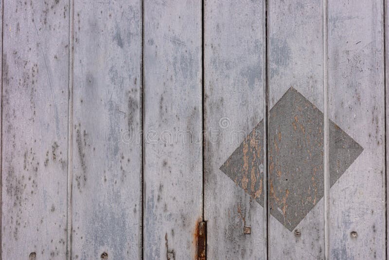 Close Up on Painted Grey Wooden Wall with Rectangle Stamped Stock Image ...