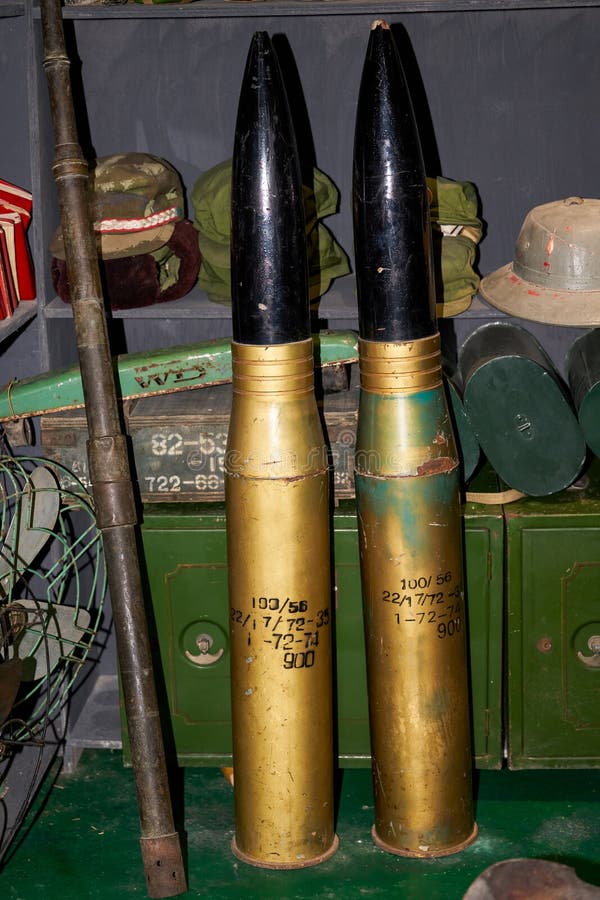 Close-up of a Pair of Abandoned Tank Shells Editorial Stock Photo ...
