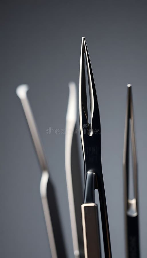 Close Up of a Pair of Scissors in a Holder Stock Illustration ...
