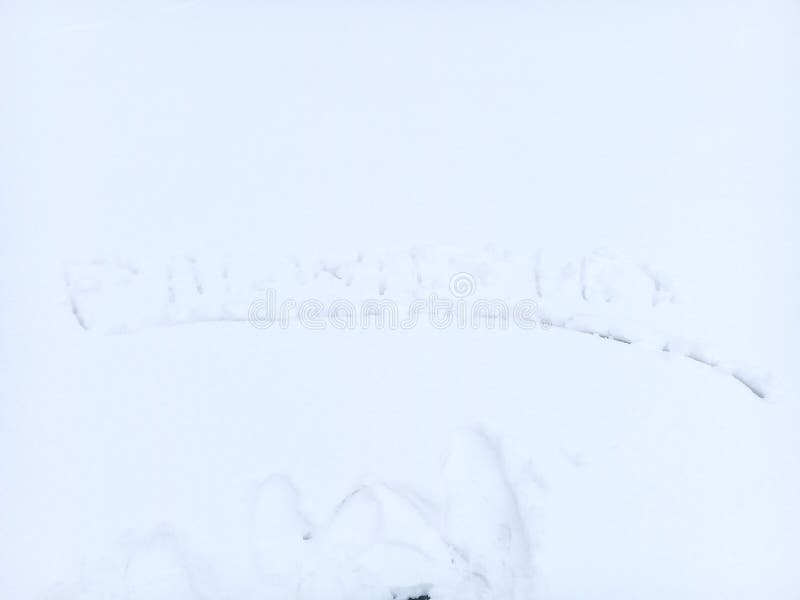 Snow on ground in park stock image. Image of snow, pedestrian - 99858245