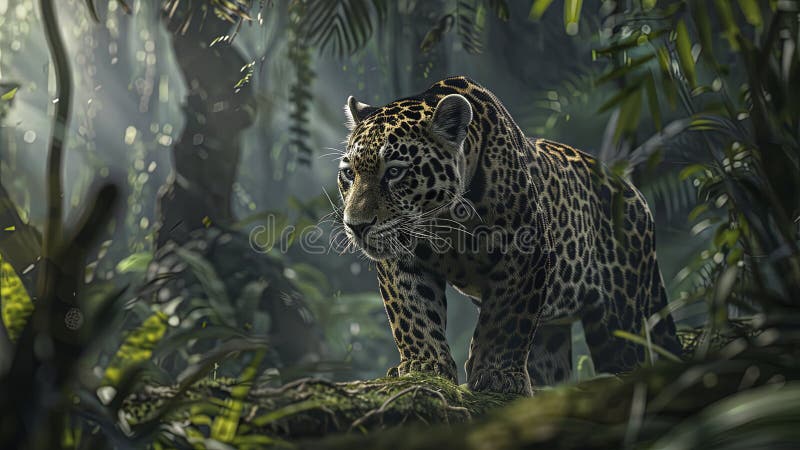 Close Up of a Panther in the Jungle, Portrait of a Panther, Wild ...