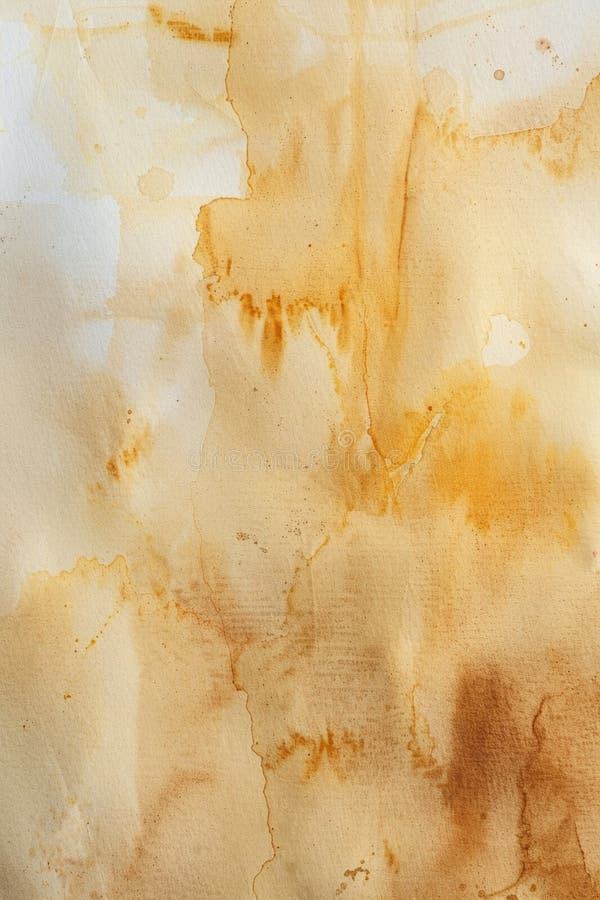 Close-up of a Paper with a Brown Stain Stock Image - Image of writing ...
