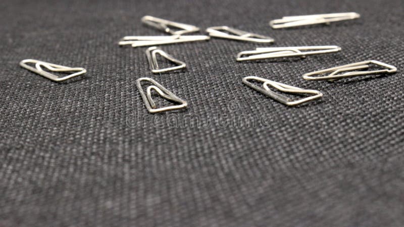 Close Up of Paper Clips Scattered Stock Image - Image of fastener ...