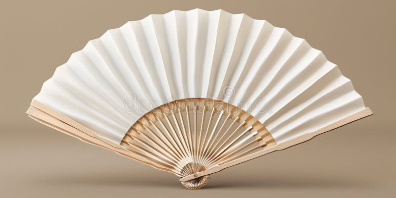 A Close Up of a Paper Fan on a Table. Perfect for Interior Design ...