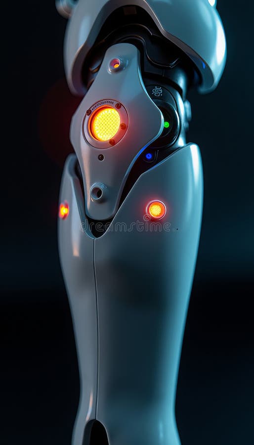 Close-up of a Part of a Bionic Prosthesis with Visible Mechanisms Stock ...