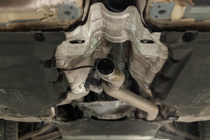 Automotive Catalyst Removed from a Vehicle for Repair with a Ceramic ...