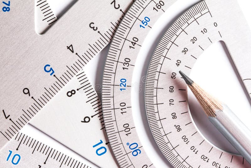 Close Up a Part of Silver Precision Measurement Tool Stock Photo ...