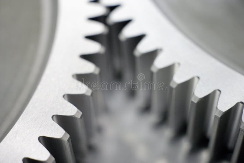Close Up of Part of Two Precision Cog Wheels Stock Photo - Image of ...