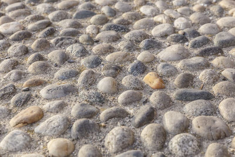 A Close-up of a Path Formed by Small Pebbles Stock Image - Image of ...