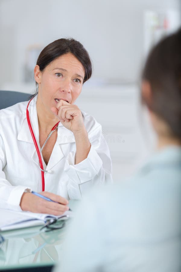 Close Up Patient and Doctor Taking Notes Stock Image - Image of ...